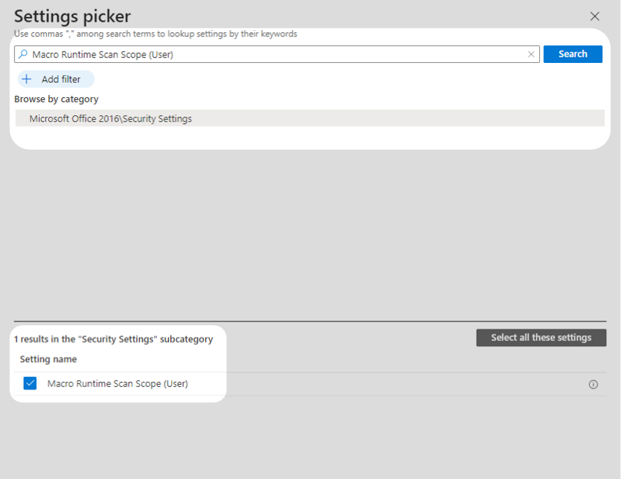 Technical example: Configure macro settings | Cyber.gov.au
